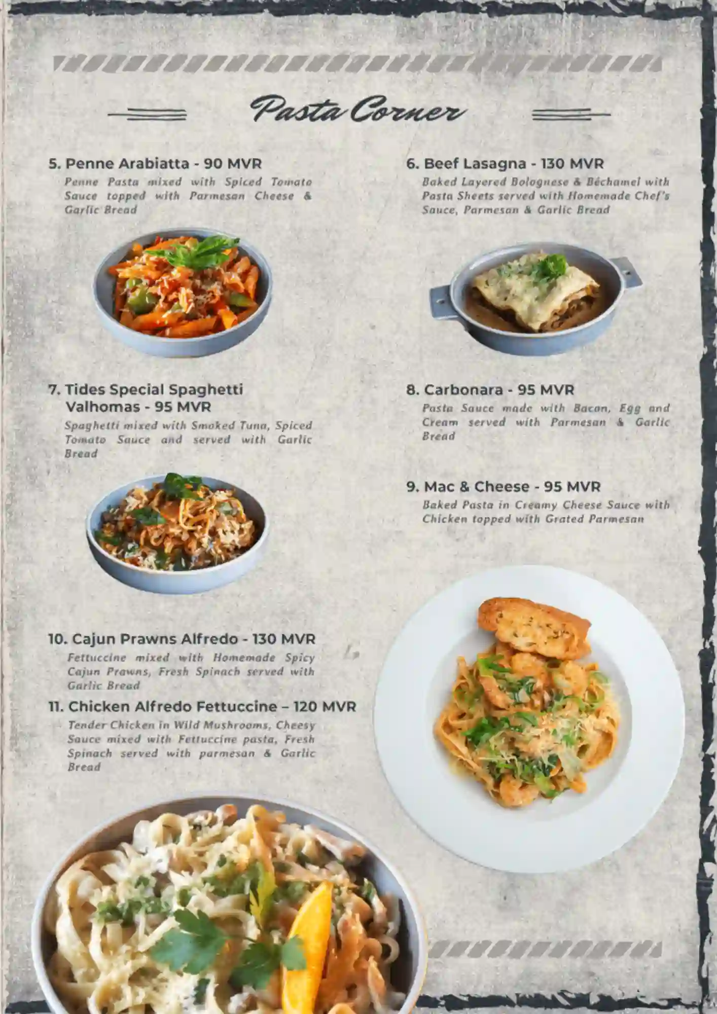 Tides Cafe' - Menu.mv